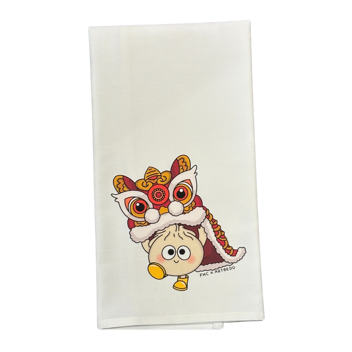 FHC x Artbedo Lion Dance Bao Tea Towel– Foo Hung Curios