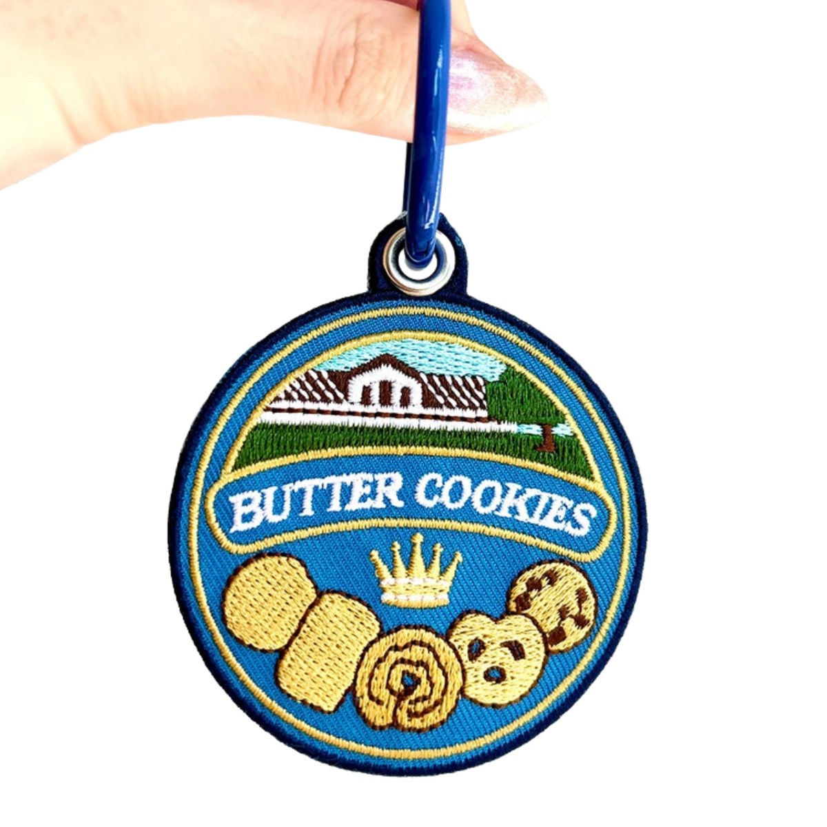 Butter Cookie Tin Embroidered Keychain– Foo Hung Curios