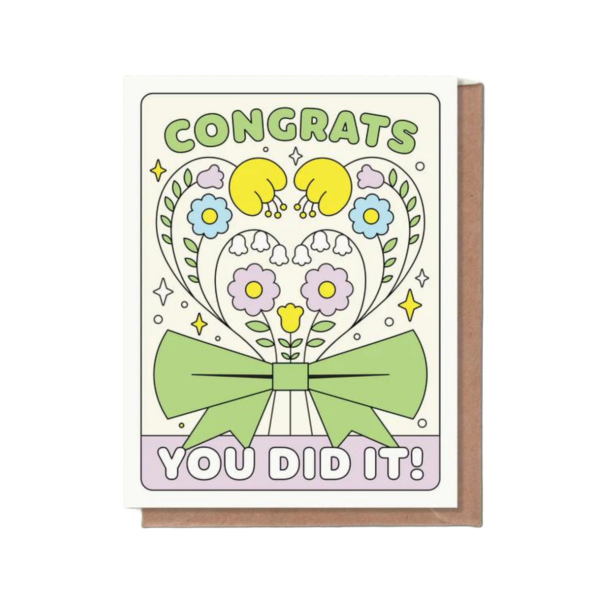 Congrats, You Did It Greeting Card– Foo Hung Curios